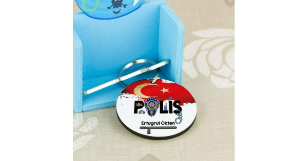 Polis Jop Tasarım Anahtarlık